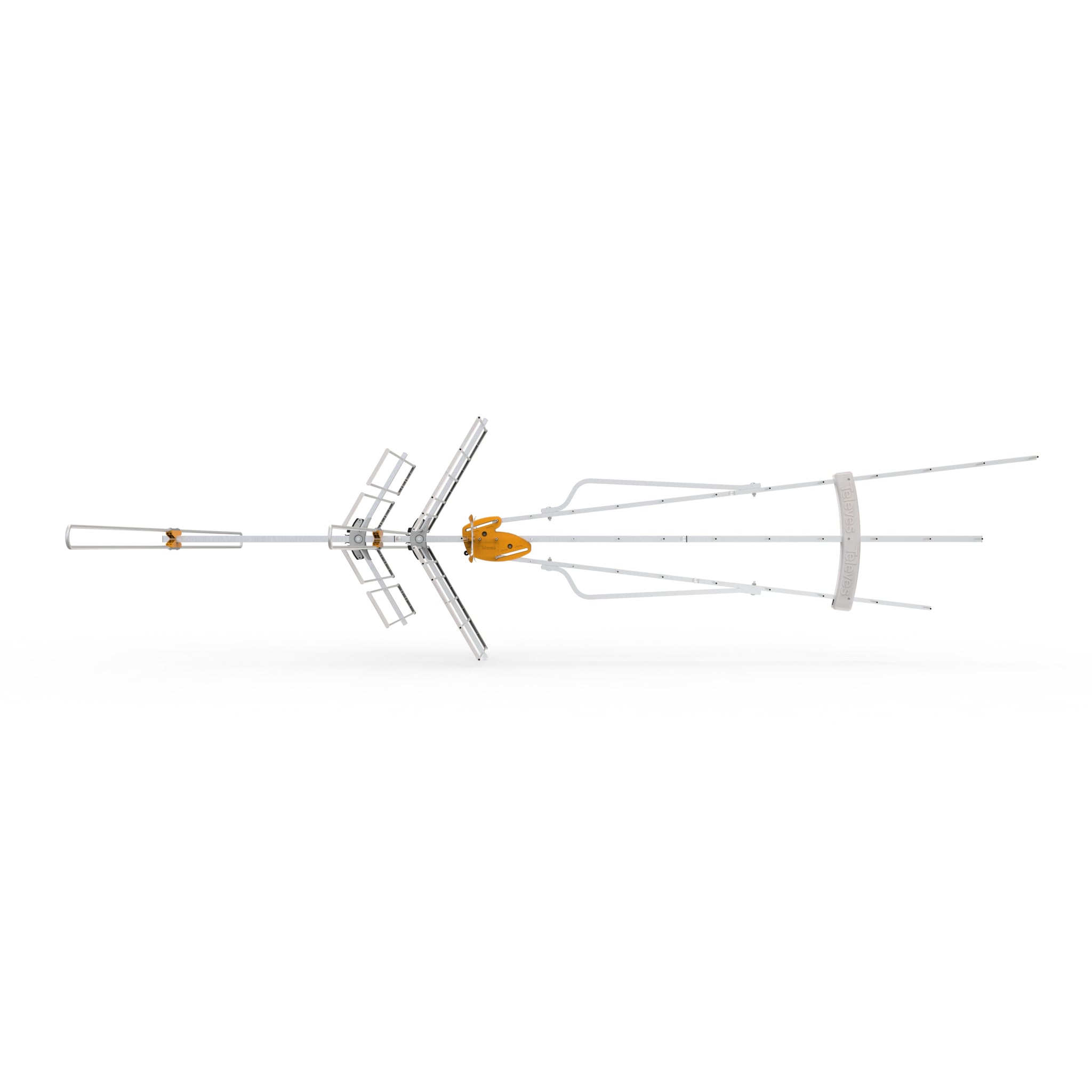 Televes 148383, DAT BOSS MIX LR antenna W/Preamp, Long Range, Low-VHF ...