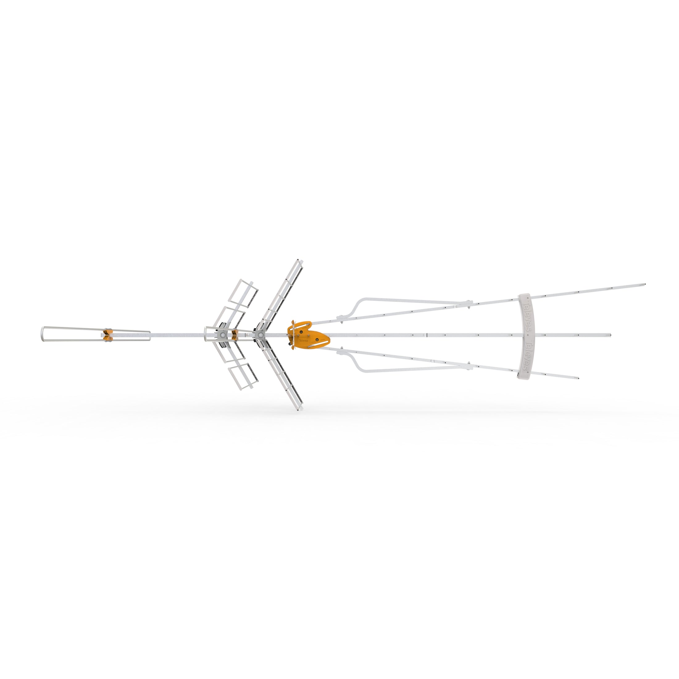 Televes 148383, DAT BOSS MIX LR antenna W/Preamp, Long Range, Low-VHF ...